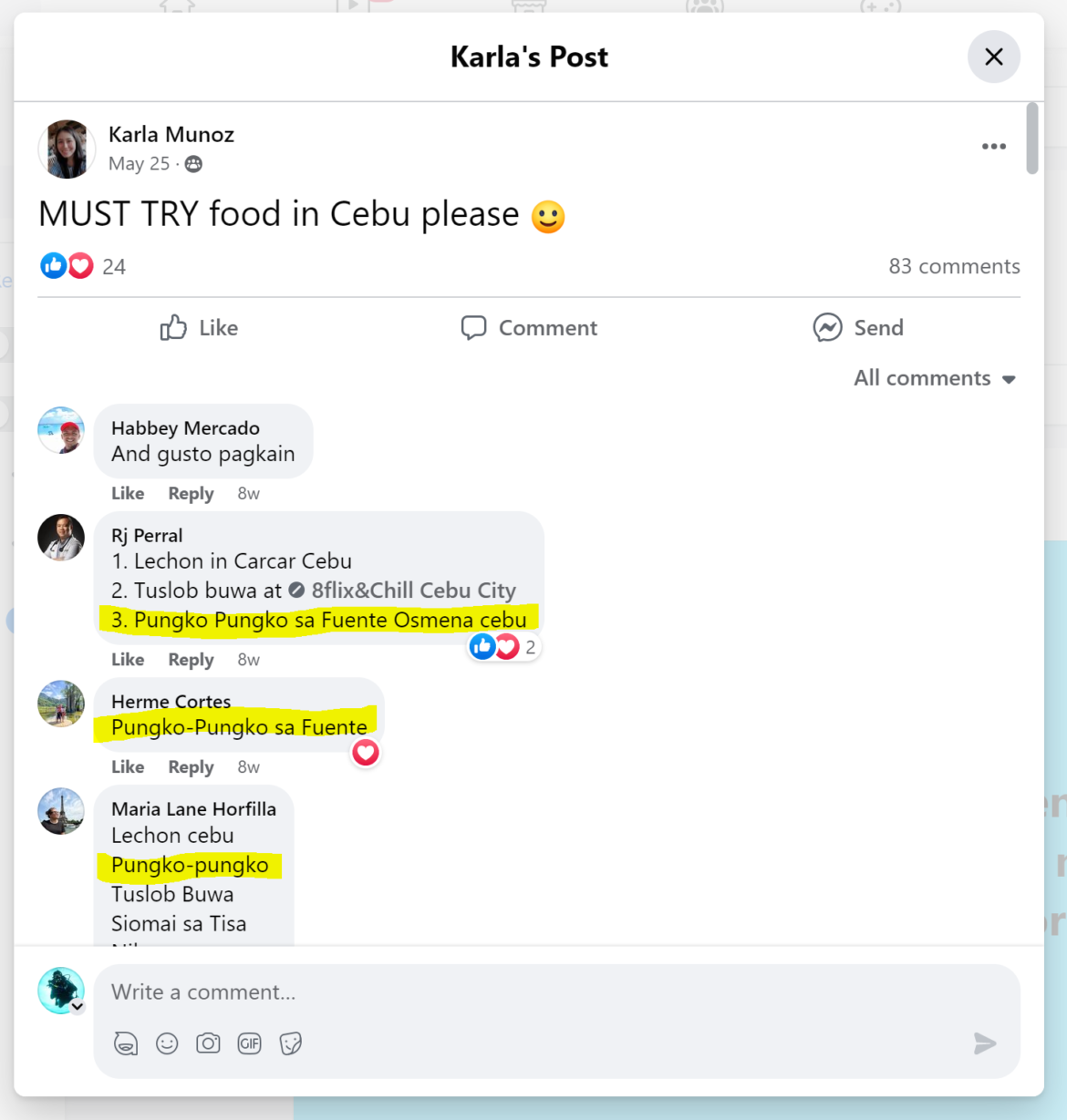 Cebu’s Pungko-Pungko and Its Rise to Tourist Food Scene